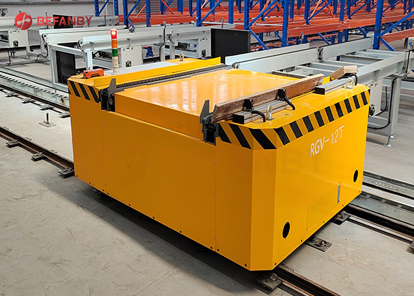 Quality Automated Heavy Duty Factory Rail Trolley Transport Goods for sale
