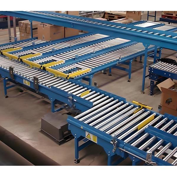 Quality Continuous-Flow Roller Conveyor Line Customized Frame Width For Mass Production for sale
