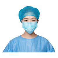 Quality Eco Friendly Earloop Fiberglass Free Disposable Medical Face Mask for sale