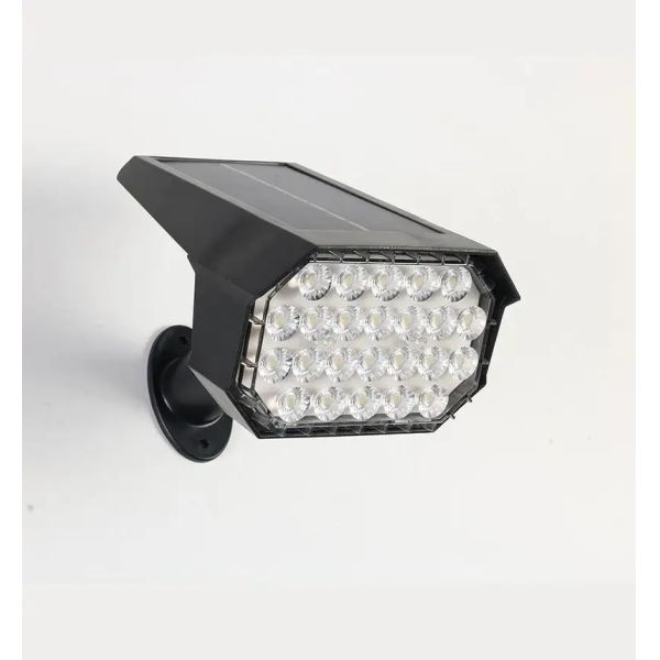 Quality 24 Leds Solar Led Street Light Lamp for Pathway Courtyard Landscape Lawn Spike Wall for sale