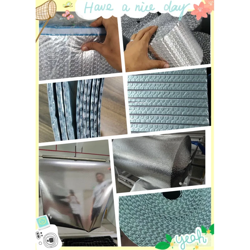 House Construction Self Adhesive Foam / Bubble Insulation Material 4mm Thickness Heat Insulation Building Materials