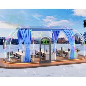 Quality Hotel Dome Tent Modular Homes Prefab Sunscreen Double Bubble Polycarbonate Dome for sale