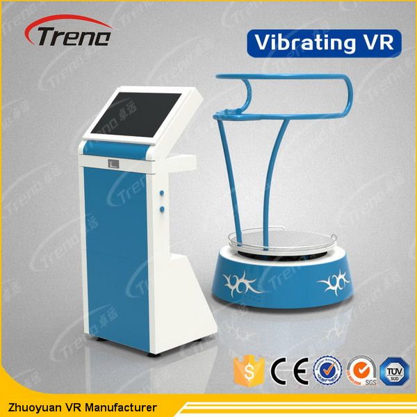 Quality 1080P 9D Standing Vibrating VR Simulator With Motion Electric Platform for sale
