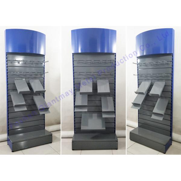 Quality Cosmetic Floor Stand Freestanding Display Slatwall for sale