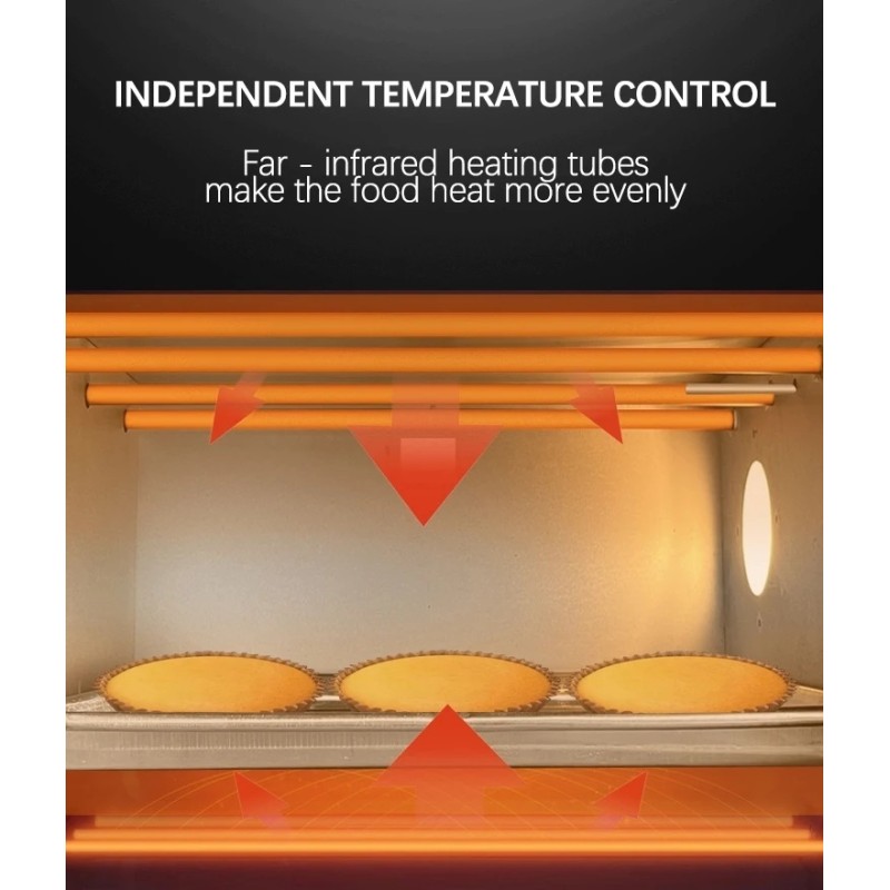 Smart Commercial Electric Oven with Individual Temperature Control Baking Oven