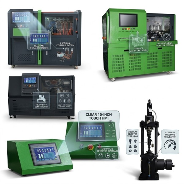 Quality Modular Customizable Common Rail Pump Test Bench with PC Data Acquisition and 3000 Bar Max Test Pressure for sale
