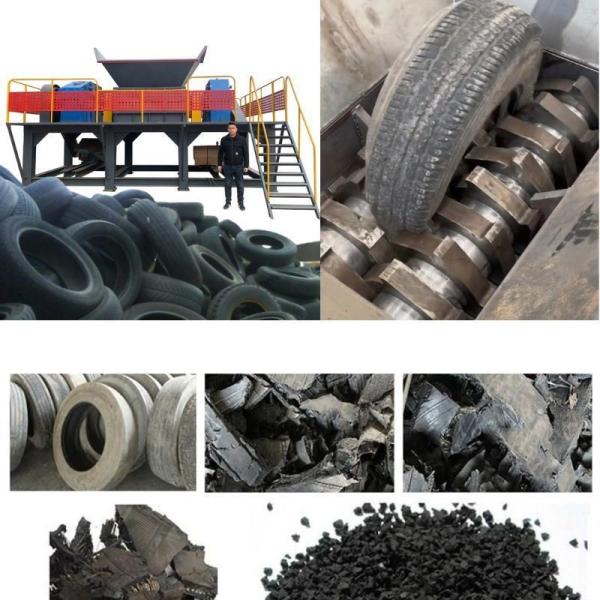Quality MCS-1800 Scrap Car Truck Tire Bumper Tyre Shredder Recycling Machine Rotating for sale