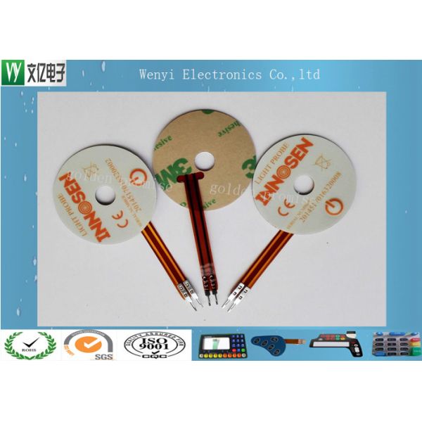 Quality Single Key Waterproof FPC Membrane Switch With Numerical Serial Number Digital Print for sale