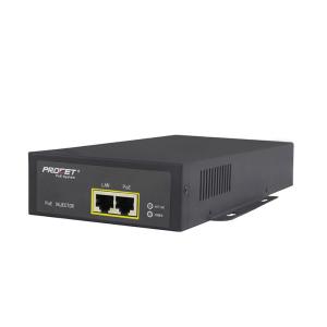 Quality Industrial POE++ 802.3BT PoE Injector Input 100-240Vac Output 55Vdc 1100mA 60W for sale