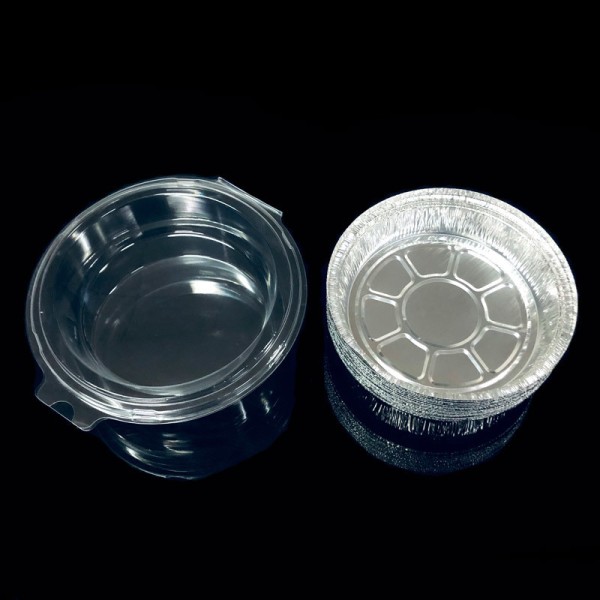 Quality Custom Order Accepted Clear PET Hinged Plastic Bowl Round Blister Clamshell for sale