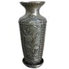china Steel Flower Vase Aluminum Galvanized Metal Vase For Living Room