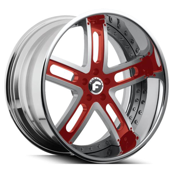 Quality Forgiato Estremo Deep Dish Chrome Wheels for sale