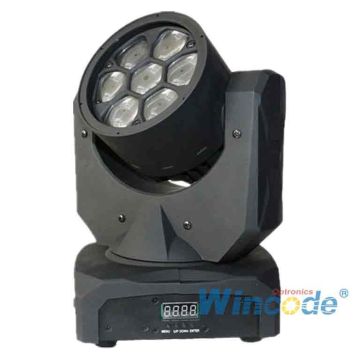 Quality Smart Control LED Moving Head Light 7*10W 0-100% Linear Dimmer With 16 Bit for sale