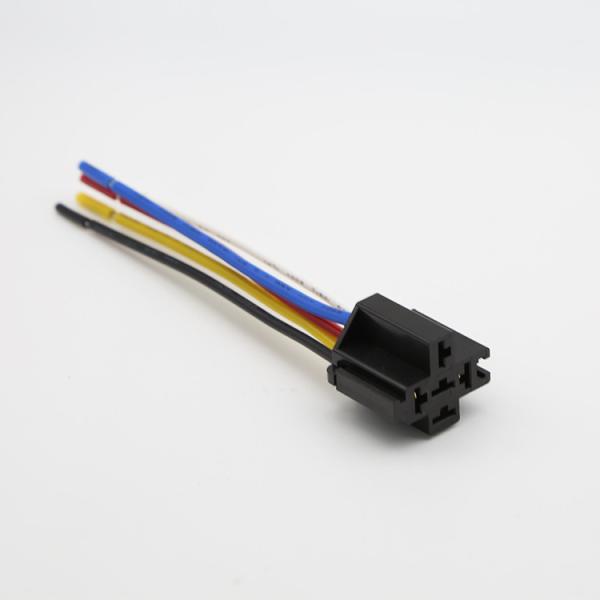 Quality 4 Pin 5 Pin Relay Mounting Base Socket Holder 12V 40A for sale