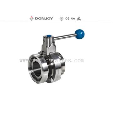 Quality DN10-DN300 sanitary stainless steel butterfly valves with union ends for sale