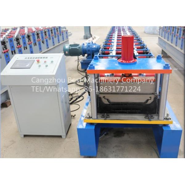 Quality Strength And Durability Roofing Sheet Roll Forming Machine Hydraulic Cutting for sale