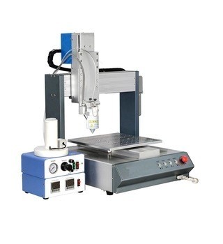 Quality Automatic Glue Dispenser with 300mm/s Speed, 0.02mm Repeat Accuracy, and PUR for sale