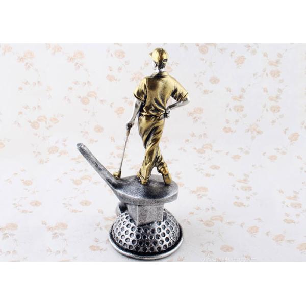 Quality British Open Championship Golf Ball Trophy With Metal Golf Figurines for sale