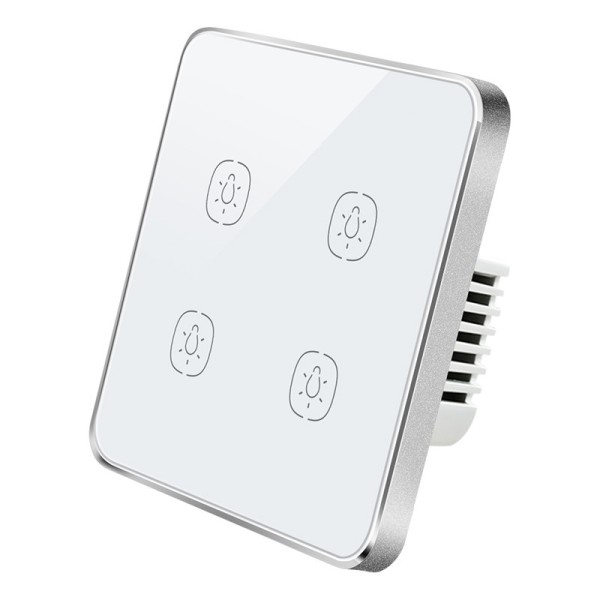Quality ABS Glass Touch Dimmer Tuya Smart Switch Smart Life APP Control for sale