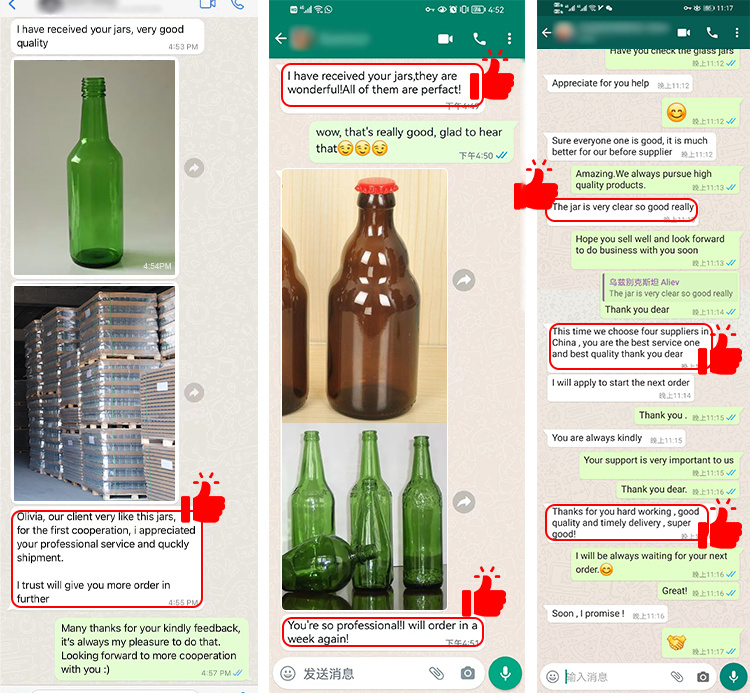 Cheap Price 250ml 330ml 500ml Clear Beer Brown Bottle with Metal Lid