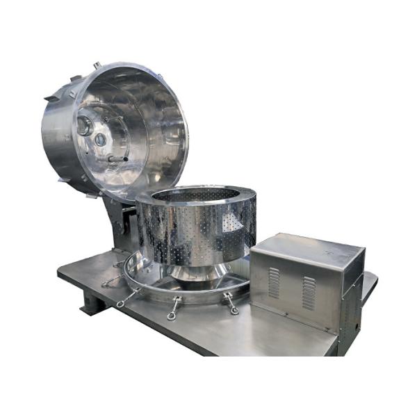 Quality GMP Fully Enclosed Top Manual Discharge Basket Pharma Centrifuge Machine for sale