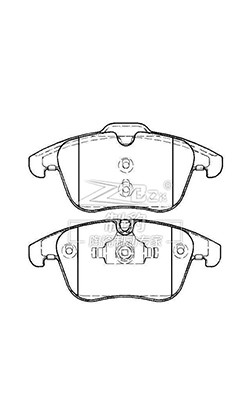 Quality Ford Zhisheng Front Ceramic Brake Pads D1306 1379971 Dust Free Brake Pads for sale