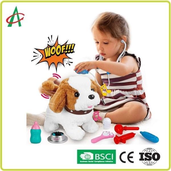 Quality 9.8'' Interactive Stuffed Puppy Walking barking singing for sale