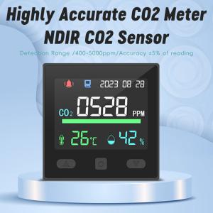 Quality Wall Mounted Smart Co2 Monitor Air Quality NDIR IAQ Sensor 86mm for sale