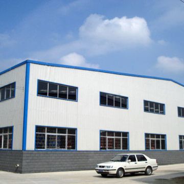 Quality Prefabricated Curved Rafter Portal Frame Span Stability And Beauty for sale