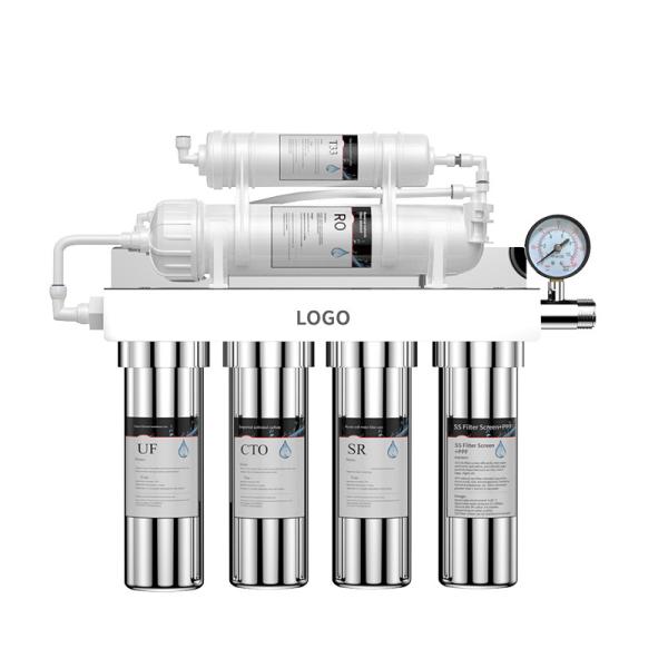 Quality Customizable 7 Stages with Uv Ro System TDS Meter 600G 1200G Revere Osmosis System for sale
