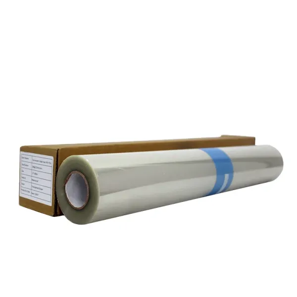 Quality Custom Design Laser Heat Transfer Film For Blue Transparent PET Printing for sale