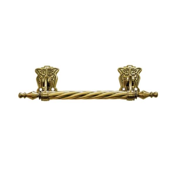 Quality Zamak Metal Golden Casket Handle Zinc Alloy Material European Style for sale