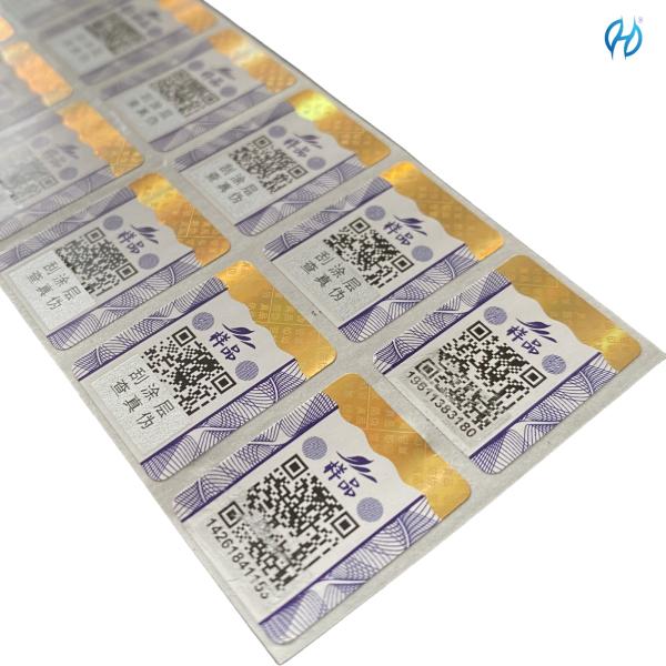 Quality Customizable Anti Counterfeiting Sticker for Packaging Solutions for sale