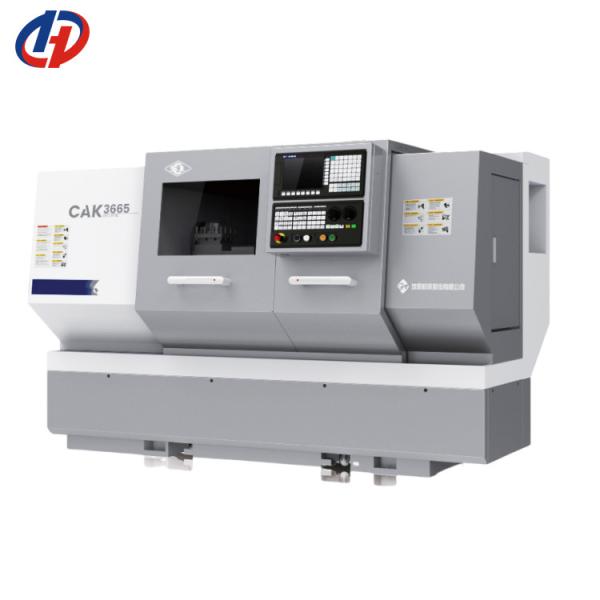 Quality SMTCL Economical Metal CNC Lathe CAK3665 Automatic Torno Flat Bed CNC Lathe for sale