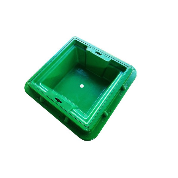 Quality FRP Garden Rainwater Manhole Cover , 38mm Height Composite Resin Manhole Cover for sale