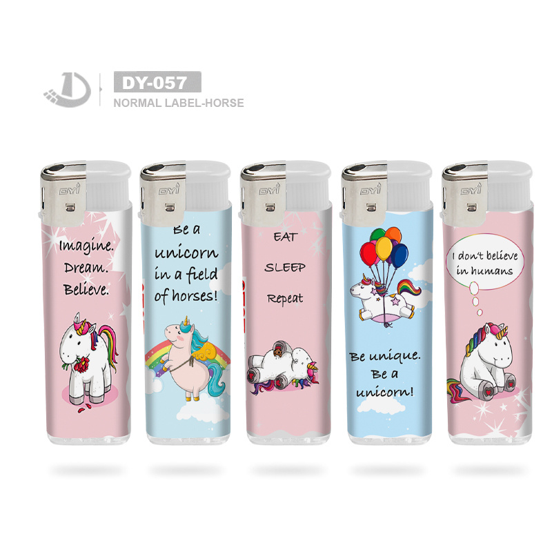 China Wholesale Custom Cigarette Butane Gas Plastic Electric Disposable Lighter