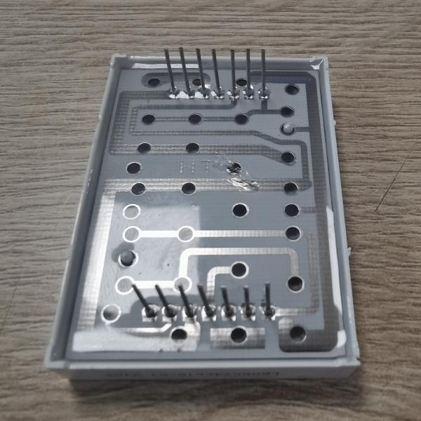 Quality Pure Green 200mcd 5x7 Dot Matrix LED Display Transparent Glue for sale