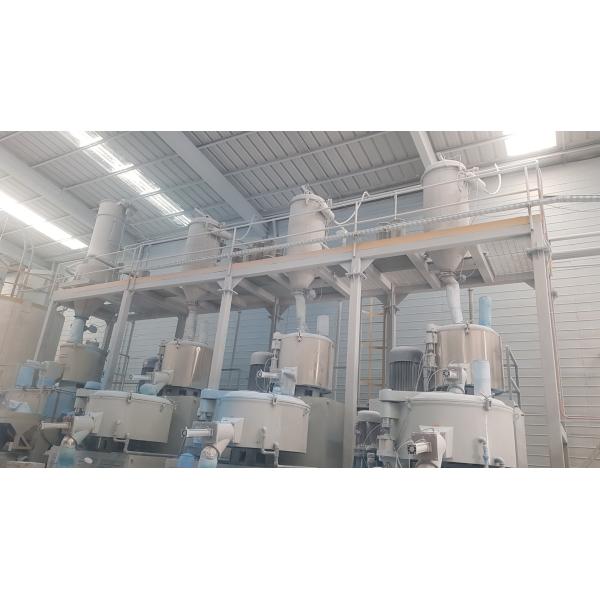 Quality Fully Automatic Powder Mixing Weighing Conveying System For PVC Pipe Extrusion for sale