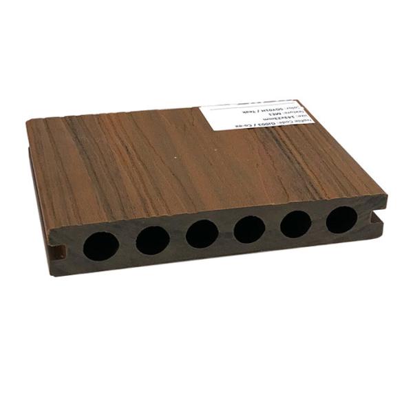 Quality Splinter Free Swimming Pool WPC Hollow Decking 146x22mm Teak for sale