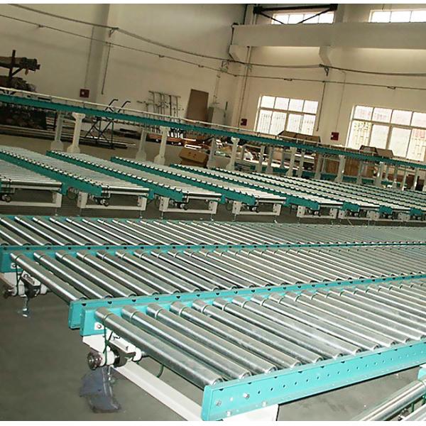 Quality Continuous-Flow Roller Conveyor Line Customized Frame Width For Mass Production for sale