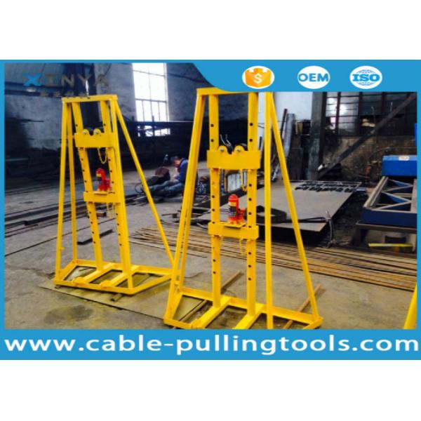 Quality 15T - 20T Cable Handling Equipment / Cable Drum Hydraulic Reel stand for sale