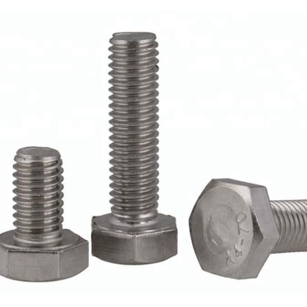 Quality DIN 961 A2-70 Hex Head With Fine Pitch Threaded Bolt for sale