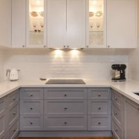 Quality Easy Cleaning Modular Shaker Kitchen Cabinets with Custom Size and Plywood for sale