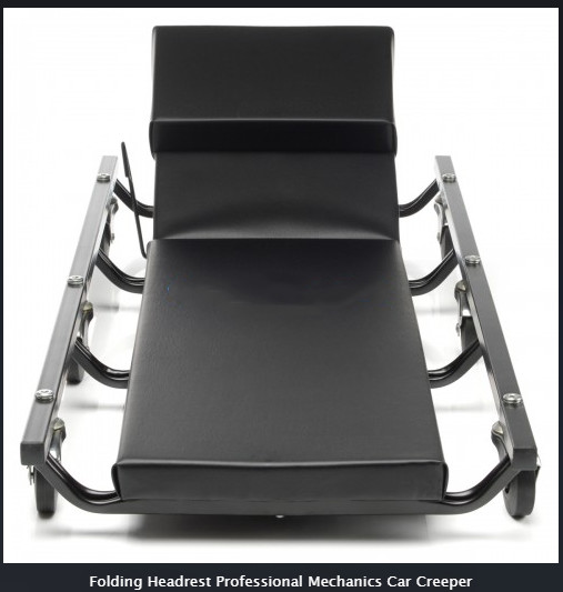 Quality Foldable Headrest Mechanics 40inch Automotive Creeper Seat for sale