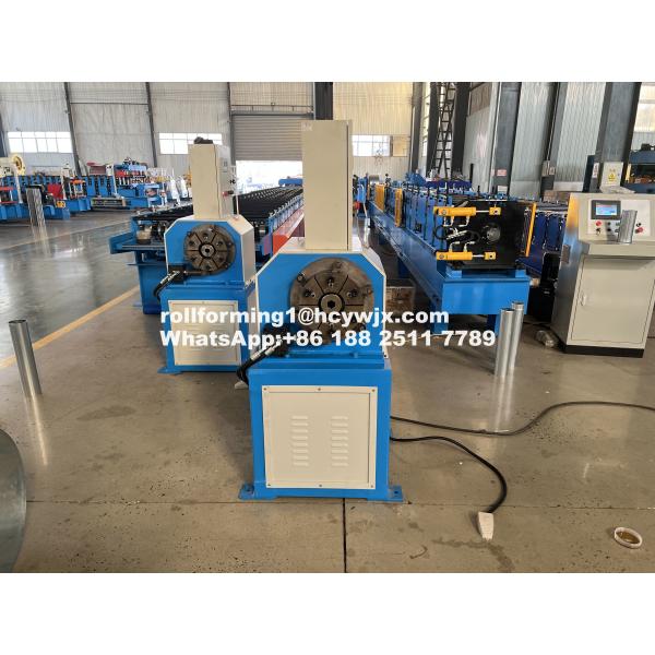 Quality 0.45-0.6mm Material Thickness Downspout Roll Forming Machine with 5.5kw Motor Power for sale