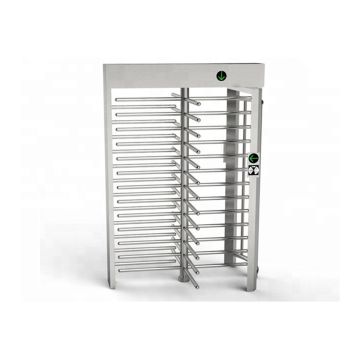 Quality Single Lane Arc Frame Full Height Turnstile , Pedestrian Barrier Gate Bi - for sale
