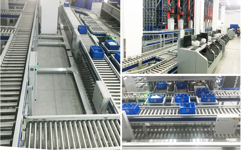 Box Conveyor & Sorting System Warehouse Storage Rack