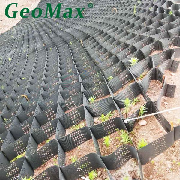Quality Channel Protection Flexible Geocell 75mm Height 445mm Welded Distance Quality for sale