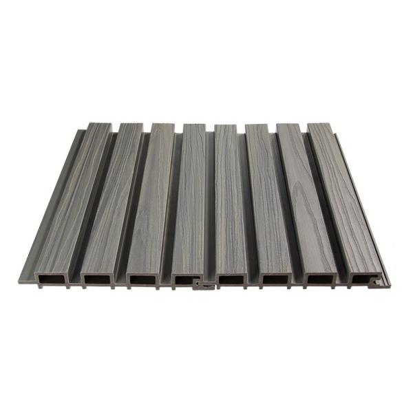 Quality 2.7m Waterproof Capped Composite Exterior Cladding Black Panels For Ceiling for sale