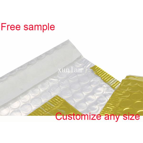Quality Self Adhesive Tape Padded Shipping Metallic Bubble Mailing Envelopes Custome for sale
